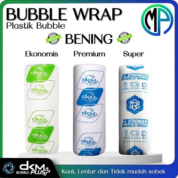 Jual Plastik Bubble Buble Wrap Roll 125cm x 50m Bening / Hitam DKM+ ...
