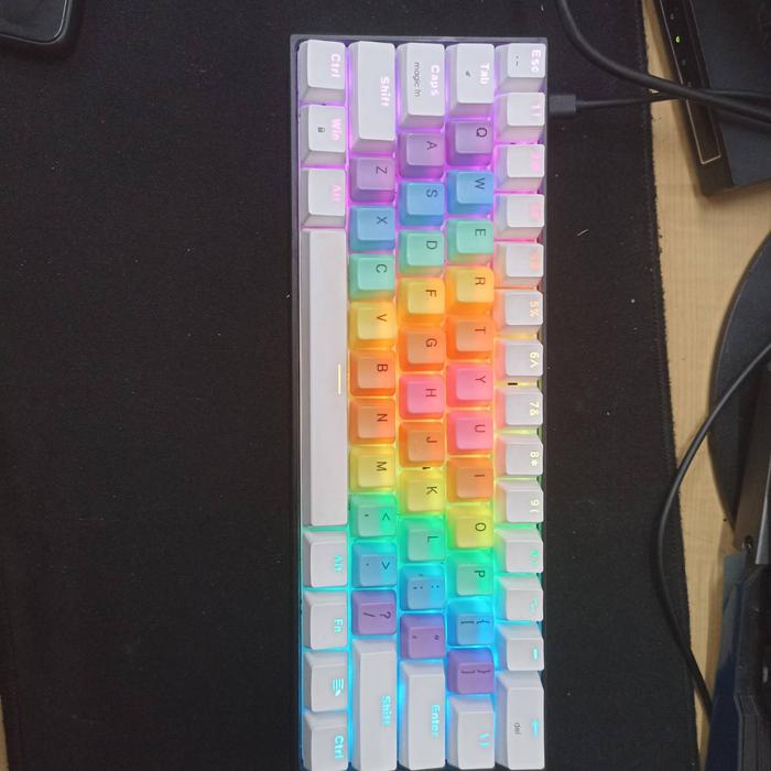 Jual KEYBOARD MECHANICAL FANTCH MAXFIT 61 / MAXFIT61 RGB CUSTOM KEYCAPS ...