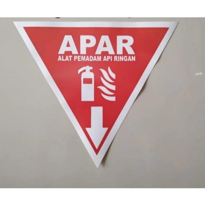 Jual STICKER SEGITIGA PEMADAM API UKURAN 15X15X15 CM - Jakarta Barat ...