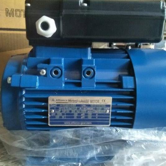 Jual dinamo alliance 0,5hp 1phase 4pole b3 1400 rpm alliance motor ...