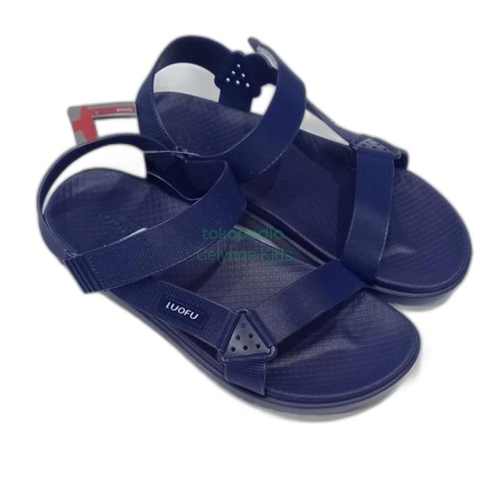 Jual Sepatu Sandal Karet Pria Loufu/Sepatu Sandal Pria Karet Anti Slip ...