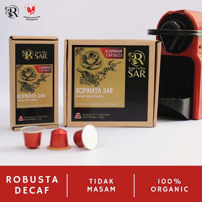 Jual Kopinata SAR - Decaf Coffee Robusta Nespresso Compatible Coffee ...