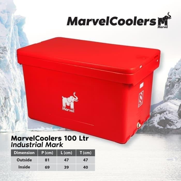 Jual Cooler Box Es Marvel Penyimpanan Makanan Minuman Beku Frozen ...