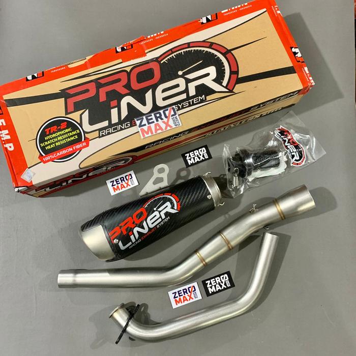 Jual Knalpot Racing PRO LINER PROLINER TR2 TR-2 TR 2 Carbon Short R15 ...