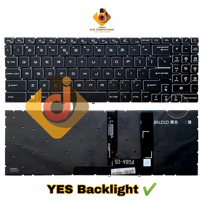 Jual Keyboard MSI Katana GF66 GF76 GL76 GL66 MS-1581 MS-1582 MS-17L1 17H3 - Jakarta Utara - BJR ...