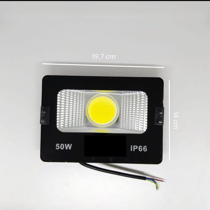 Jual Lampu sorot led 50w 50 watt led sorot tembak floodlight led outdoor - COB ECO 50 WATT ...