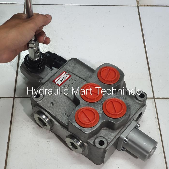 Jual Hand control Valve hydraulic P120 1tuas spring all port 1' OLEO ...