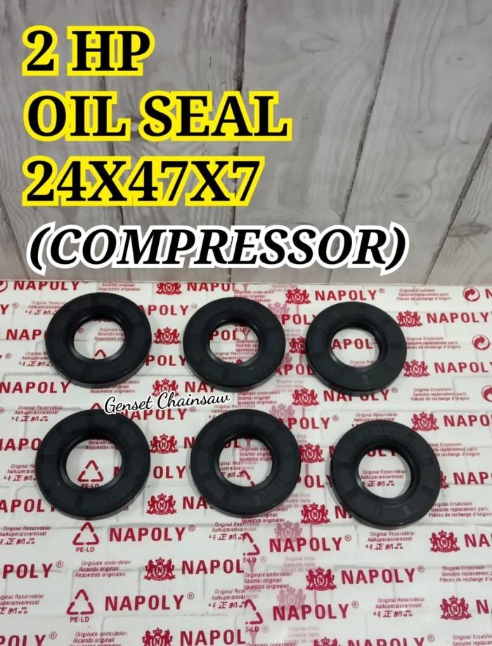 Jual Oil Seal 2HP Karet Sil 2 HP As Kruk Compressor Kompressor Angin ...