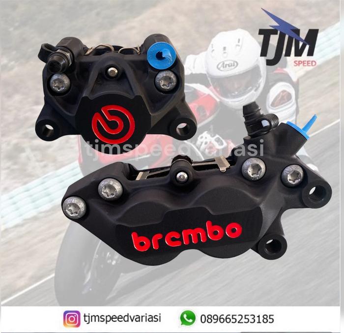 Jual kaliper brembo 4p 2p p4 p2 depan belakang black red logo ori ITALY - Kota Malang - Tjmspeed ...