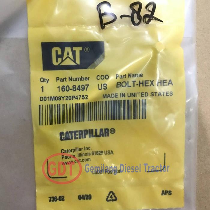 Jual BOLT 160-8497 CAT - Jakarta Pusat - dieseltractor | Tokopedia