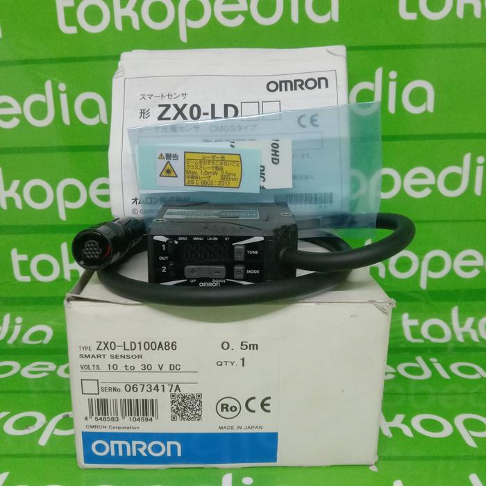 Jual Omron HSDR-CMOS smart sensor ZX0-LD100A86 10--30V DC - Jakarta ...