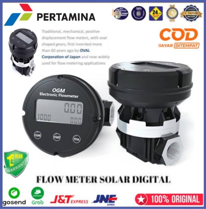 Jual FLOW METER 1/2 INCH OGM DIGITAL - OVAL GEAR FLOWMETER DIGITAL ...