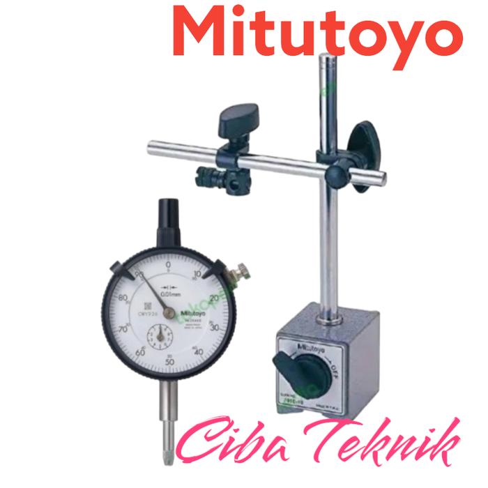 Jual MAGNETIC STAND MITUTOYO 7010S-10+DIAL INDICATOR 2046S SET ORIGINAL - Jakarta Pusat ...