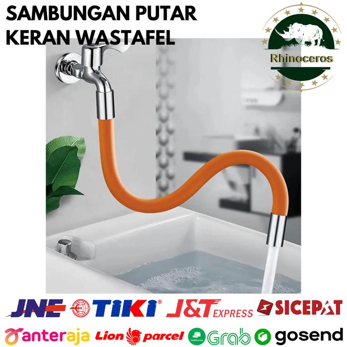 Jual Sambungan Selang Keran Air Elastis 360 Derajat Slang Kran ...