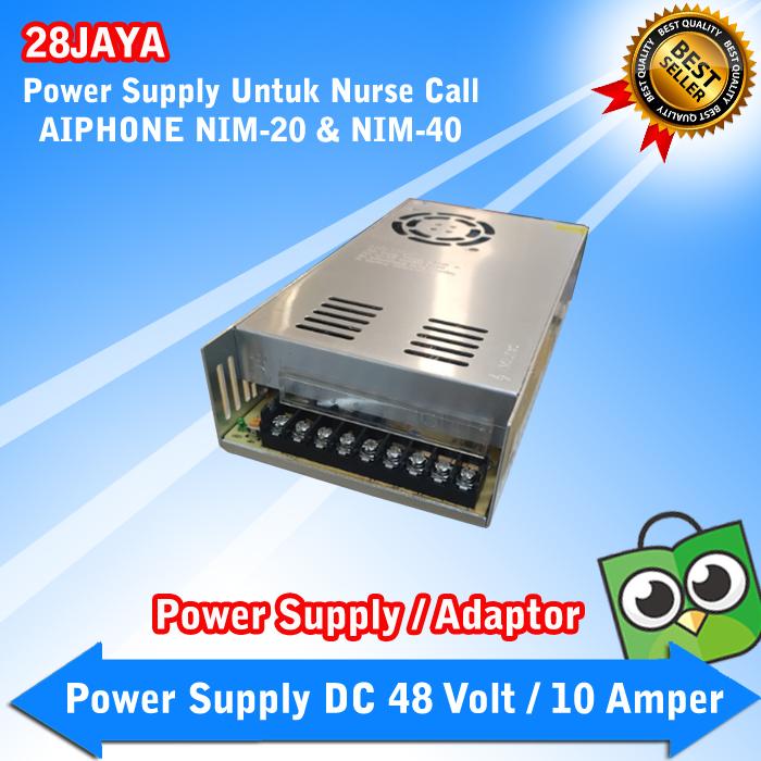 Jual Power Supply DC 48V / 10A - Untuk Nurse Call Aiphone NIM-20 ...