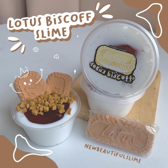 Jual LOTUS BISCOFF SLIME BY NEWBEAUTIFULSLIME DIY CLAY SLIME ORIGINAL ...