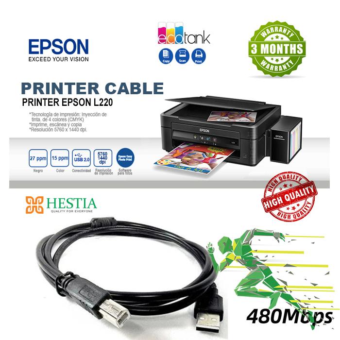 Jual USB Kabel Printer Epson 1.5 CM untuk L360, L120, L3110, DLL ...