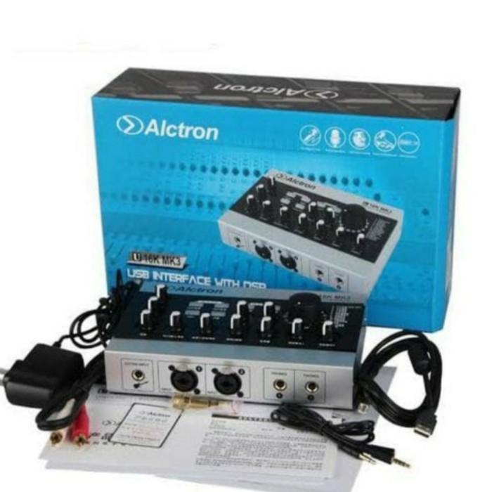 Jual Alctron Audio Mixer USB Interface With Multi Effect U16MK3 - Kota ...
