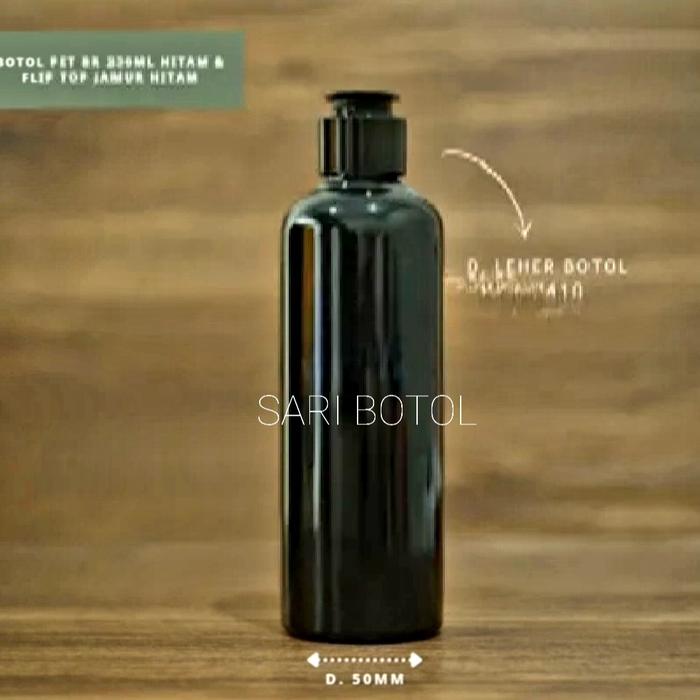 Jual BOTOL 250ML FLIPTOP JAMUR HITAM 250 ML FLIP TOP MODEL JAMUR - Kota ...