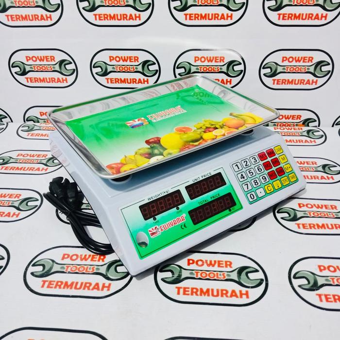Jual Timbangan Digital 30kg FUJIYAMA Duduk Dapur Kue Buah Laundry 30kg ...