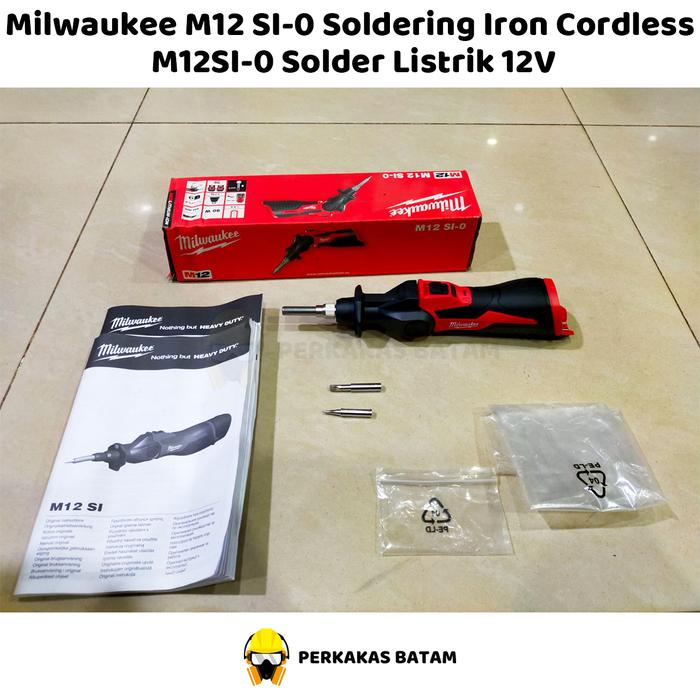Jual Milwaukee M12 SI-0 Soldering Iron Cordless M12SI-0 Solder Listrik ...