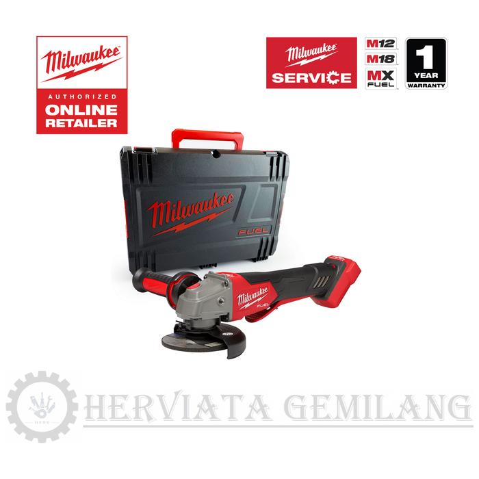 Jual Milwaukee M18 FSAGV100XPDB 100mm Variable Speed Braking Grinder ...