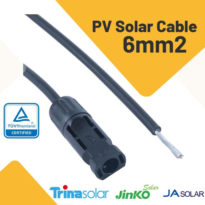 Jual Kabel Panel Surya 6mm 1500V DC Solar Cable Jinko/Trina/JA Solar ...