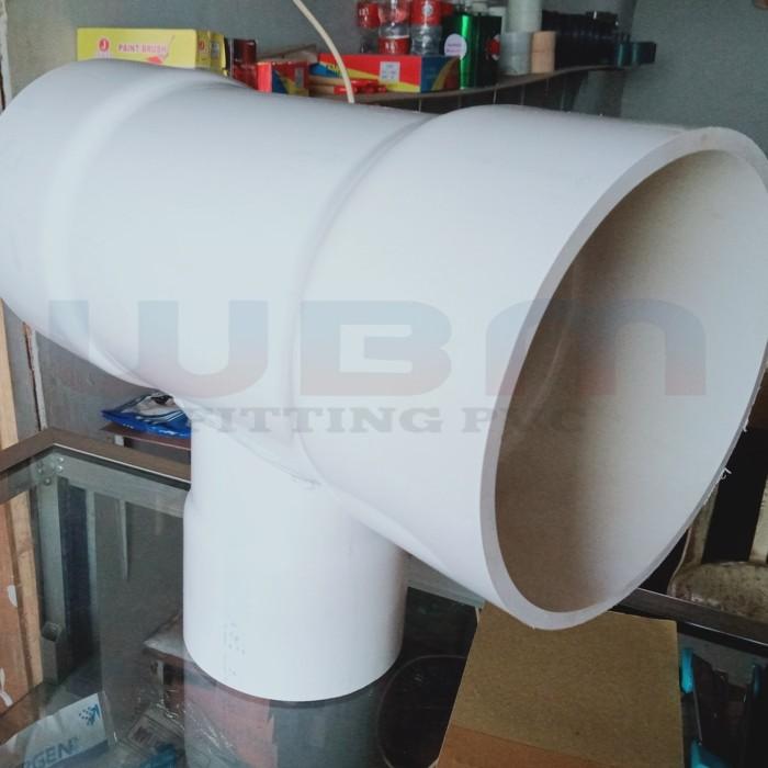 Jual sambungan pipa PVC Tee Reducer 8 x 2 inchi Aw Tee 8 x 2 - Kab ...