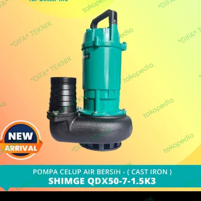 Jual mesin pompa celup Air bersih Submersible Pump Shimge QDX50-7-1.5k3 - Jakarta Barat - *DIFA ...