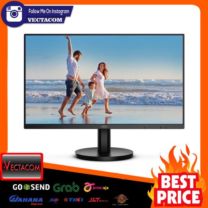 Jual Monitor AOC 24B3HM LED 24 Inch VA 75Hz HDMI VGA - Jakarta Pusat ...