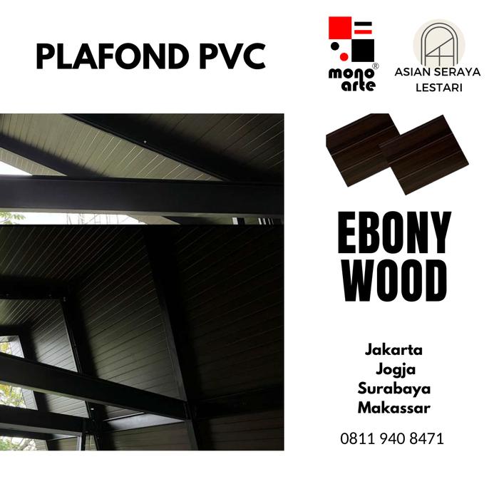 Jual Plafon PVC Motif Kayu Monoarte - Ebony Wood - Jakarta Selatan ...