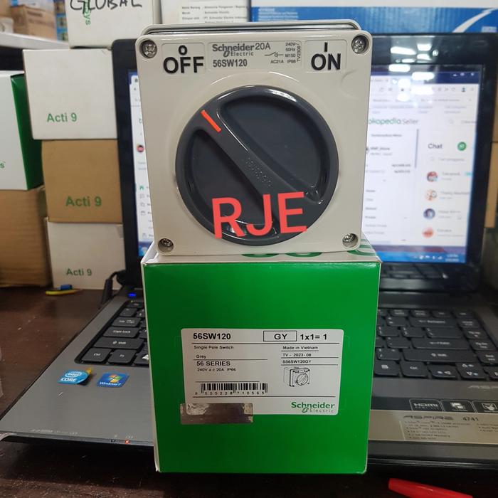 Jual schneider 56SW120 single pole switch 56 series 20Amper - Jakarta ...