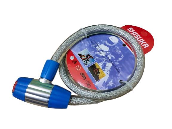 Jual Gembok Cakram Kunci Pengaman Sepeda Motor Helm Kable Sling 15mm x ...