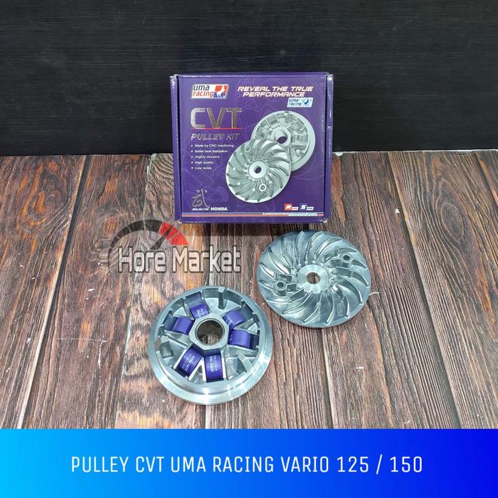 Jual PULLEY UMA RACING VARIO 125 150 NEW LED OLD RUMAH ROLLER PCX 150 ...