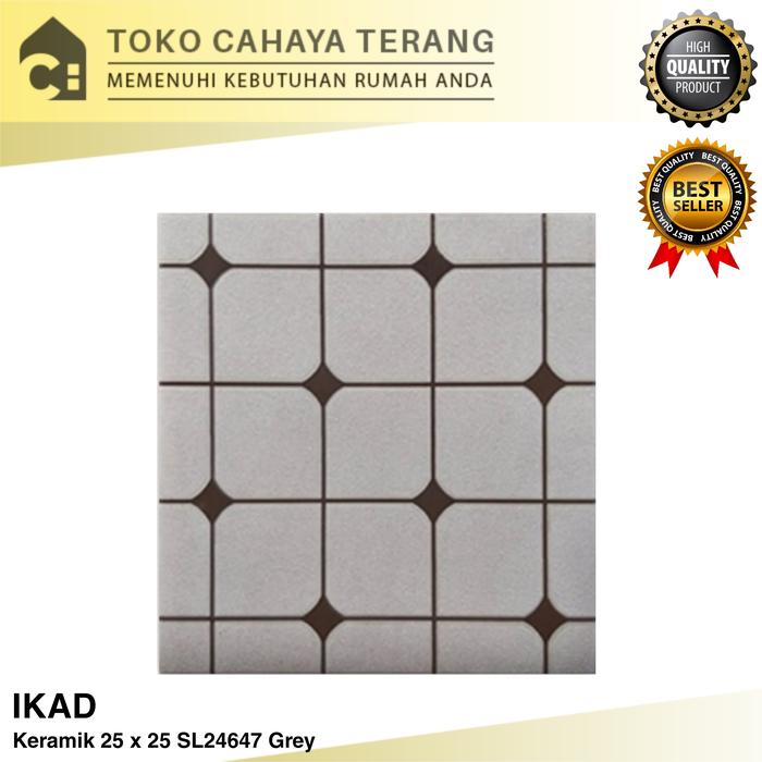Jual Keramik Ikad 25x25 Motif Abu SL24647DO / Keramik Lantai Kamar ...