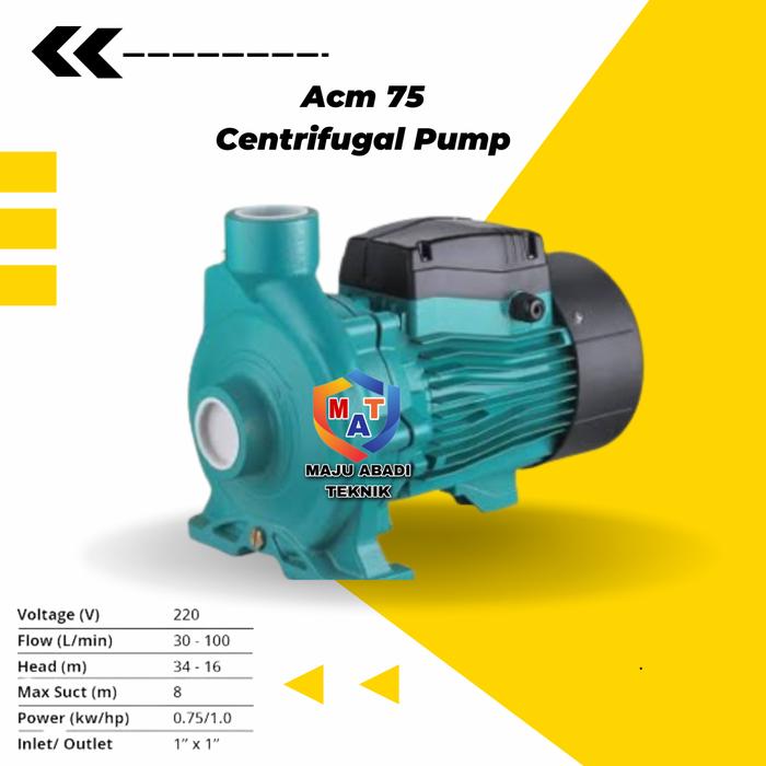 Jual Pompa Transfer Centrifugal Leo Acm 75 1HP 220V 1 Inch Sentrifugal Pump - Jakarta Barat ...