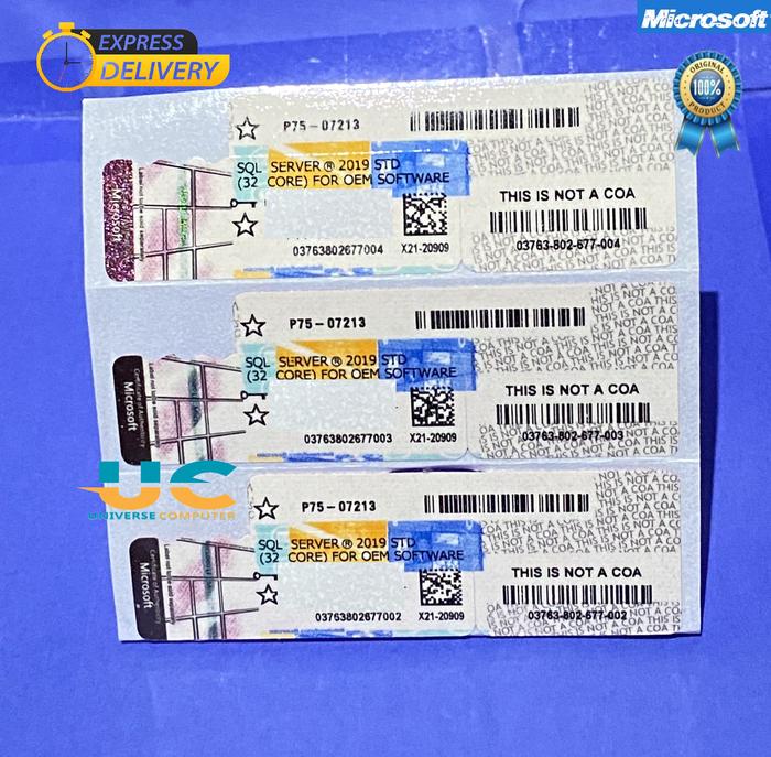 Jual SQL Server 2019 COA Standard 32 Core Key Original Lifetime ...