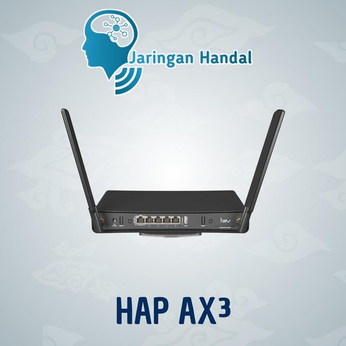 Jual mikrotik Router hAP ax³ ( C53UiG+5HPaxD2HPaxD ) - Jakarta Pusat ...