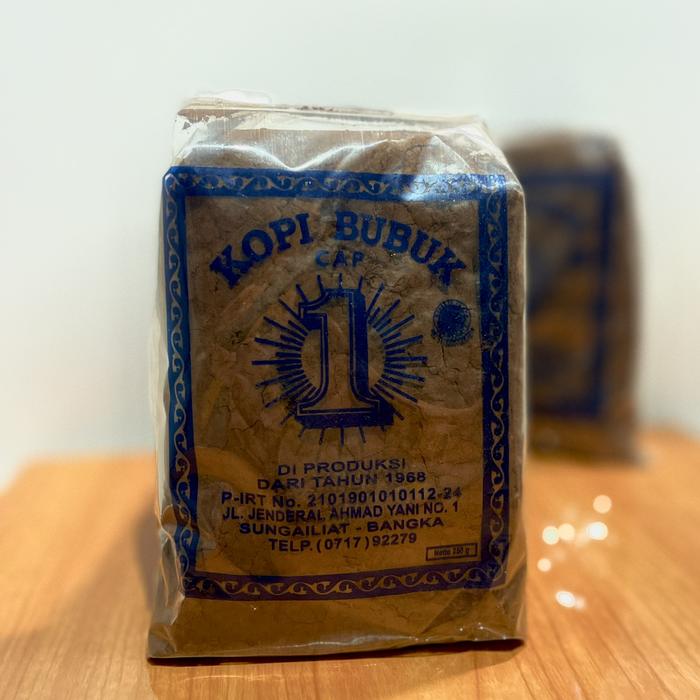 Jual KOPI BUBUK 250 GRAM ASALAN ROBUSTA KOPI CAP 1 ASLI BANGKA BELITUNG ...