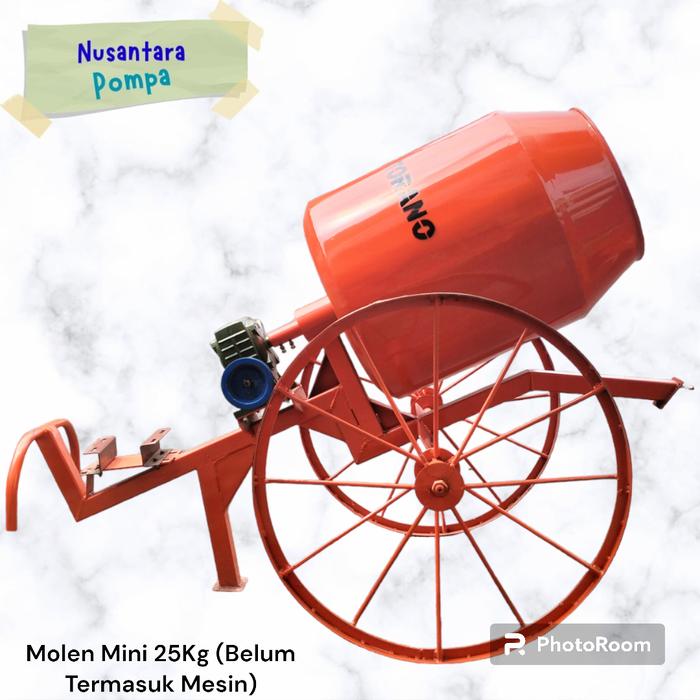 Jual Molen Cor Semen 25Kg / Molen Mini 25Kg (Belum Termasuk Mesin ...
