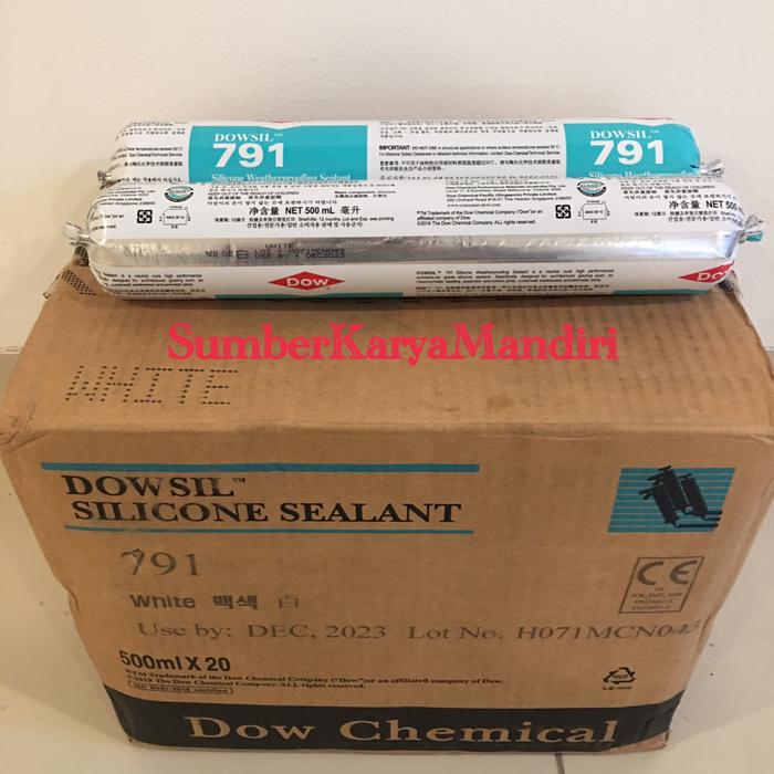Jual Dowsil 791 Silicone Sealant (White) - Jakarta Barat - SumberKaryaMandiri | Tokopedia