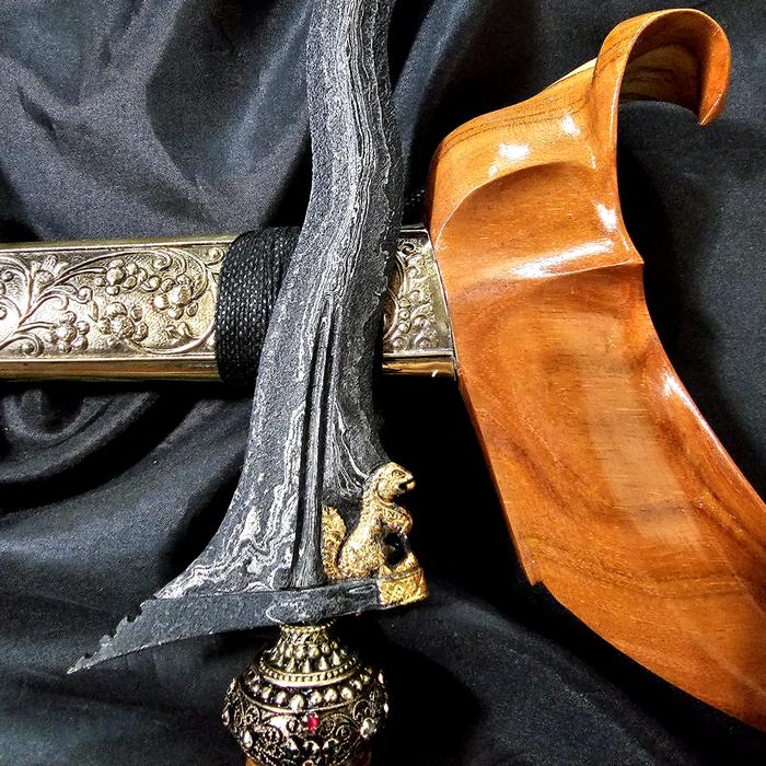 Jual Keris Singo Luk 7 Kinatah Sepuh Emas Wahyu Tumurun - Kab. Sidoarjo ...