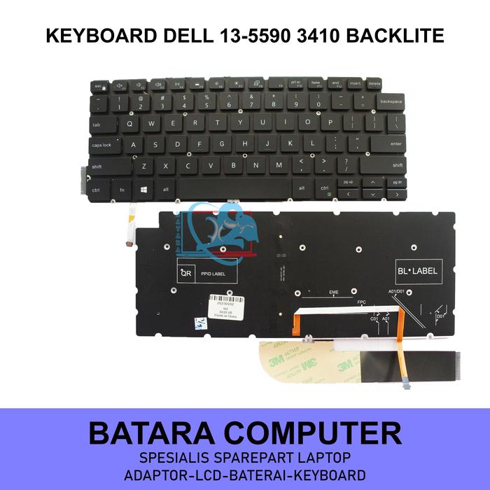 Jual Keyboard Dell Inspiron 14-7490 7491 5498 13-5000 5390 5391 ...