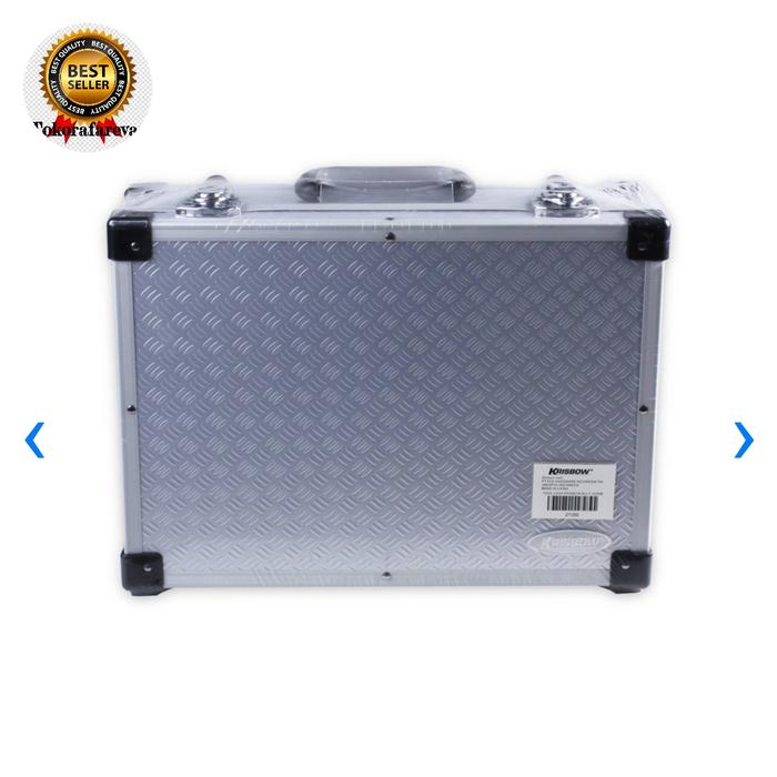 Jual Krisbow koper kotak perkakas aluminium Case Toolbox 37 cm 4 ...