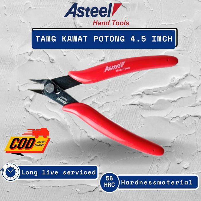 Promo Wire Cutter Nipper Plier Tang Potong Kawat Kabel Mini ASTEEL 56HRC - Jakarta Barat - SMART ...