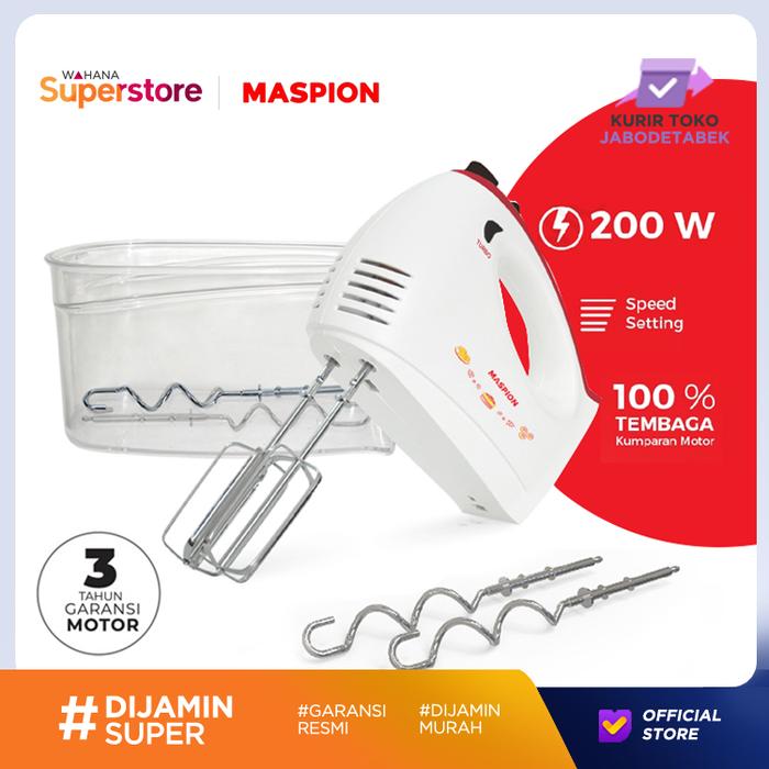 Jual Maspion Hand Mixer - MT1193BB | MT-1193 BB - Jakarta Utara ...