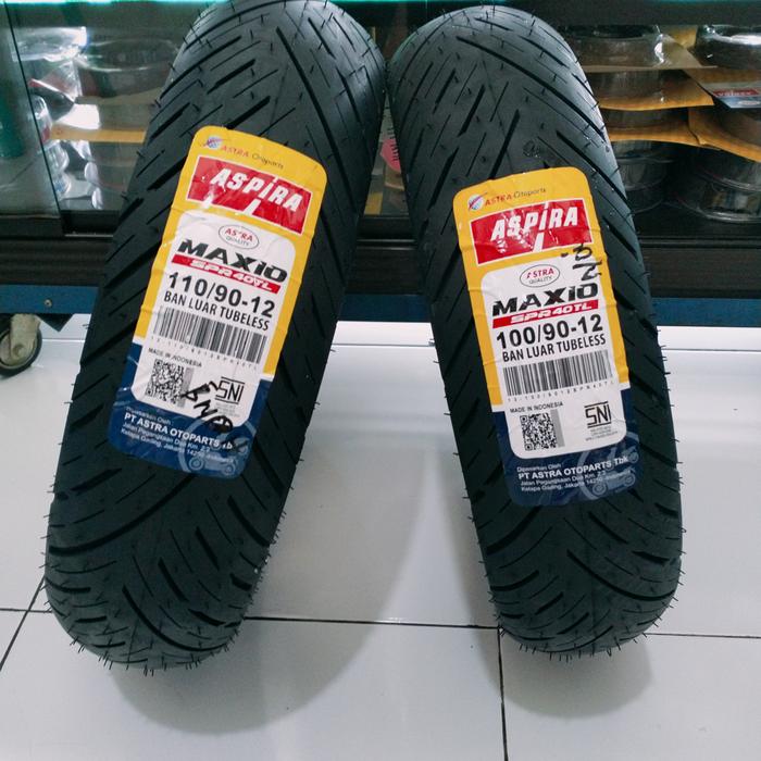 Jual Ban 110/90 12 ASPIRA MAXIOSPR40 Tubeles Scoopy New ESP 2019-2022 ...