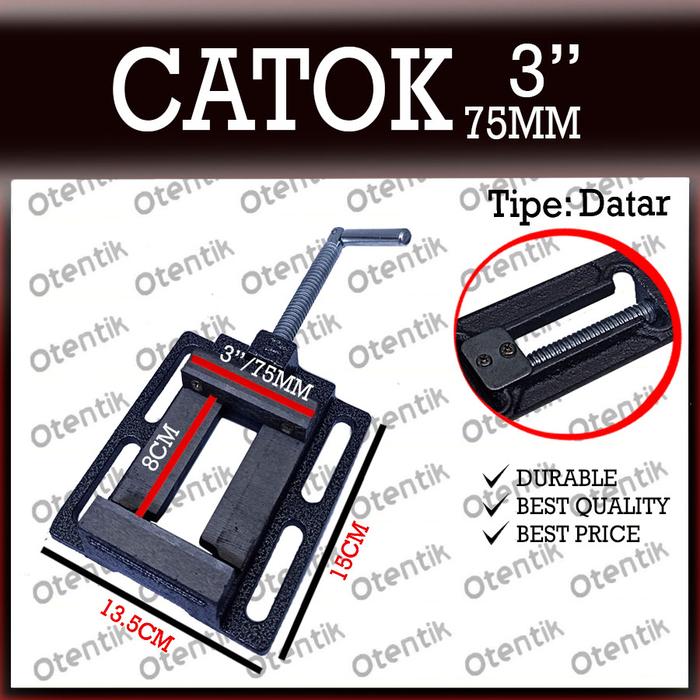 Jual CATOK BOR - CATOK DATAR 3" 75MM - RAGUM BOR DUDUK MILLING 75 MM ...