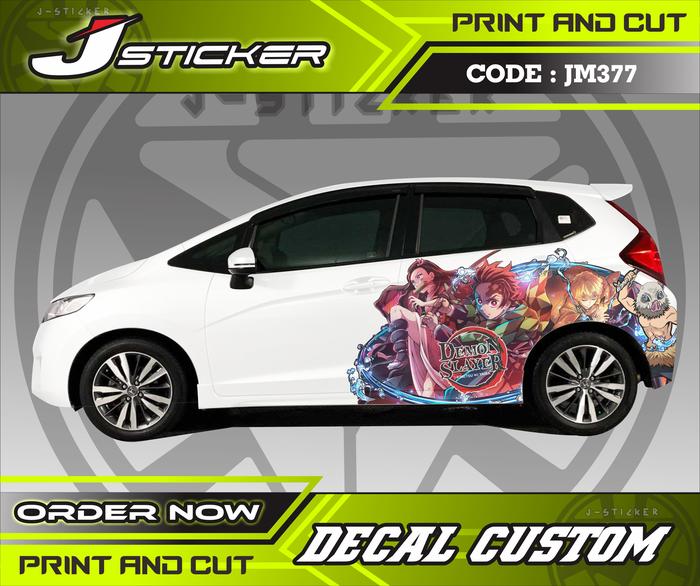 Jual STICKER PRINTING MOBIL DEMON SLAYER - Kota Mojokerto - J decal ...