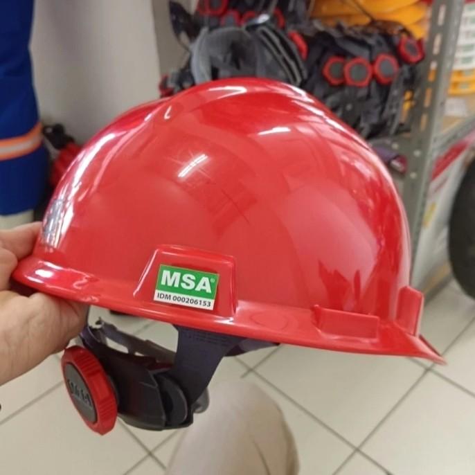 Jual Helm Proyek MSA Lokal Fastrack Merah / Helm Tambang Original Promo ...
